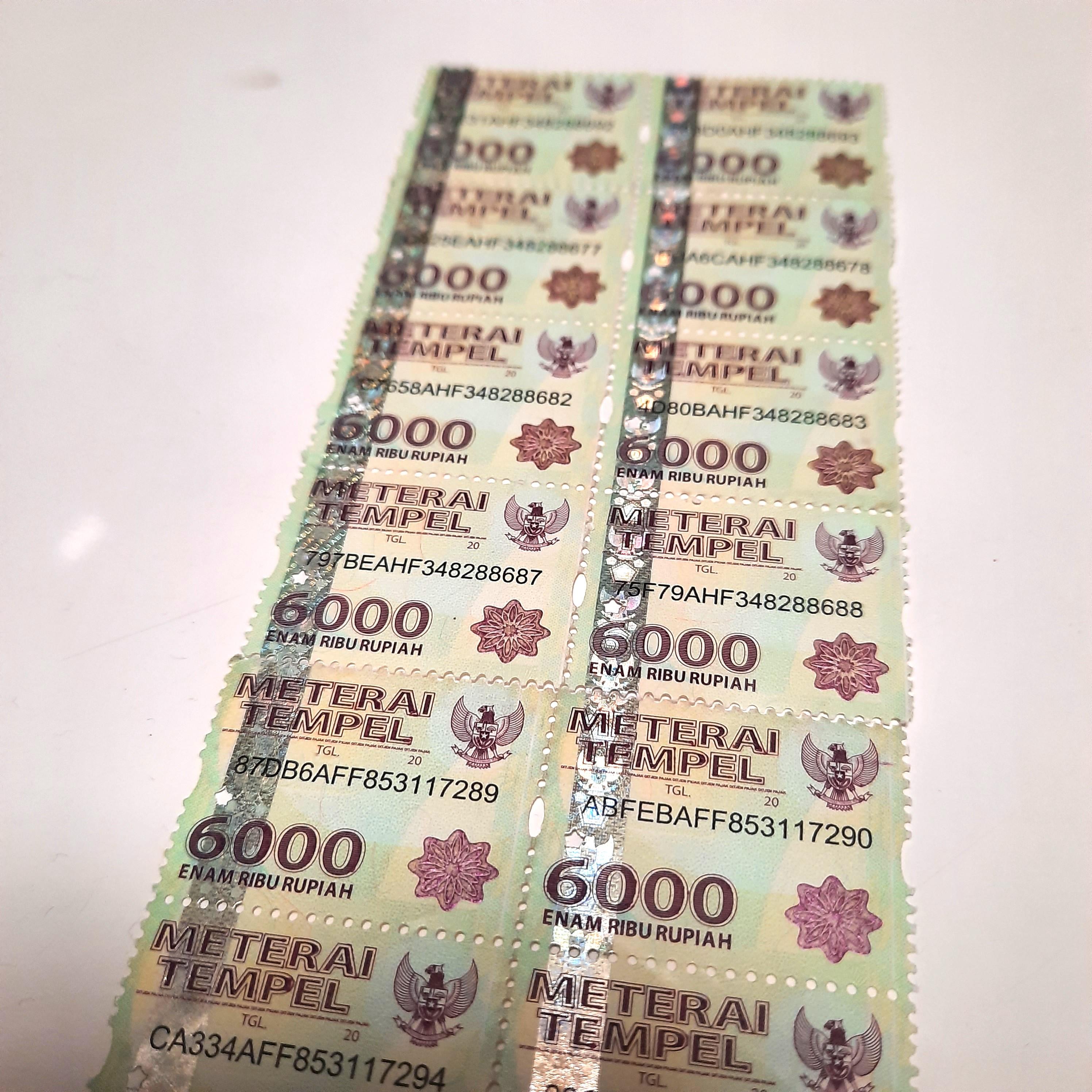 MATERAI 6000 ORIGINAL BARU, Buku & Alat Tulis, Majalah & Lainnya di ...