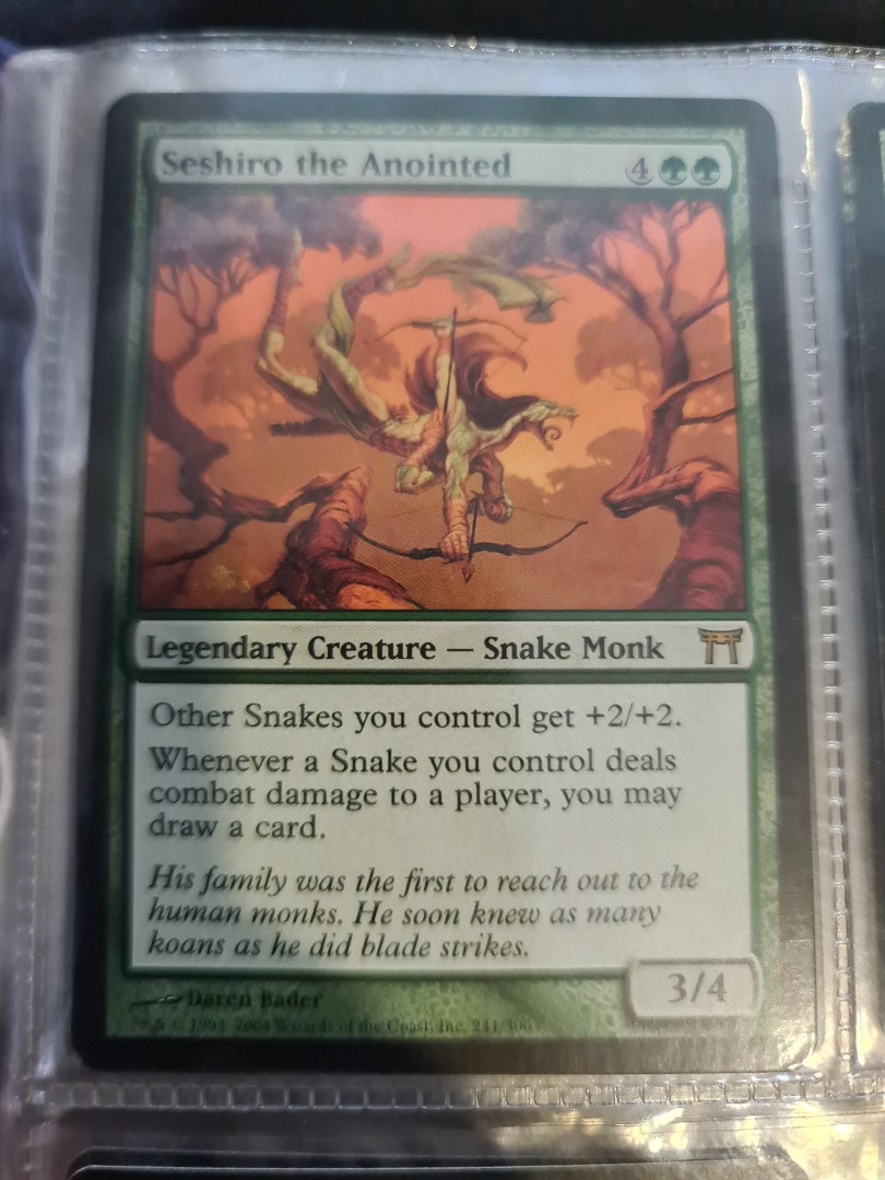 MTG seshiro the anointed, Hobbies & Toys, Toys & Games on Carousell