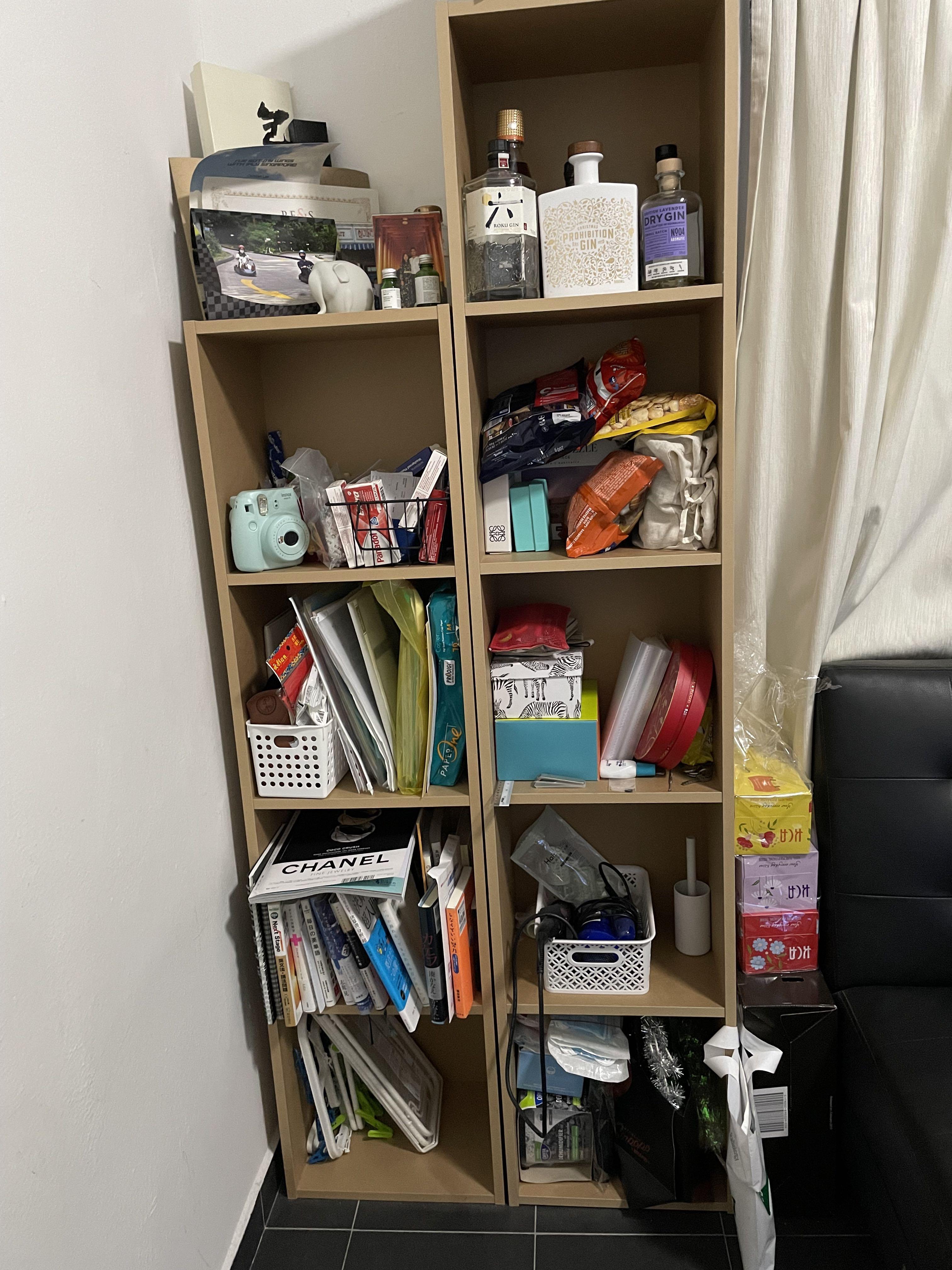 Muji Pulp-board cabinets 4 tier and 5 tier, Furniture & Home Living ...