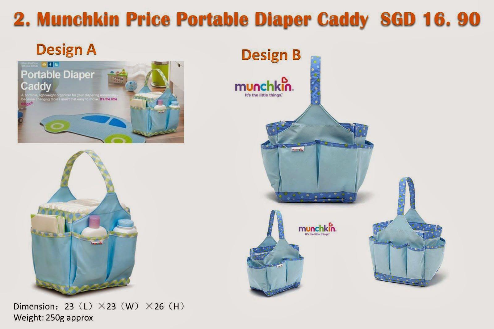 Munchkin Portable Diaper Caddy, Babies & Kids, Going Out, Carriers ...