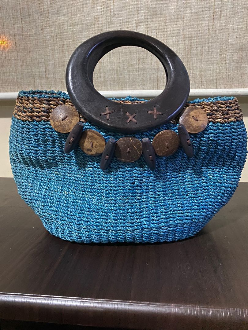 Native hand bag from Bicol (abaca), Women's Fashion, Bags & Wallets ...