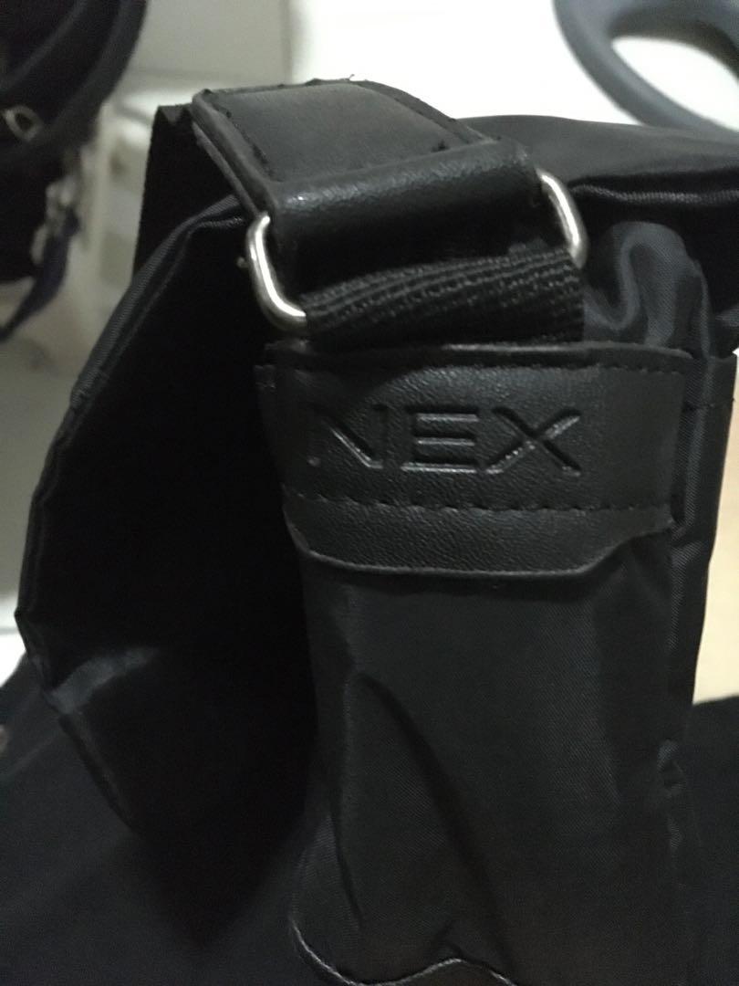 NEX brand Nylon square black sling bag, Women's Fashion, Bags & Wallets ...