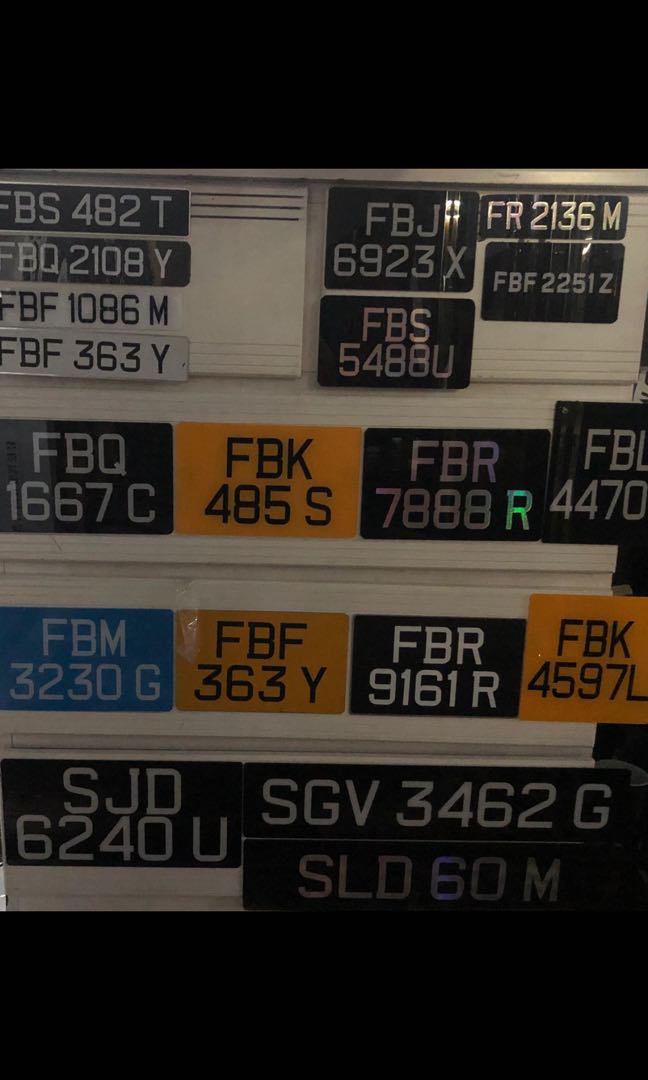 Number plate for bike / car / lorry, Car Accessories, Accessories on ...