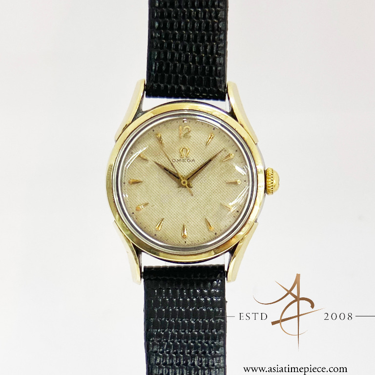 Omega Honeycomb Dial Vintage Watch, Luxury, Watches on Carousell