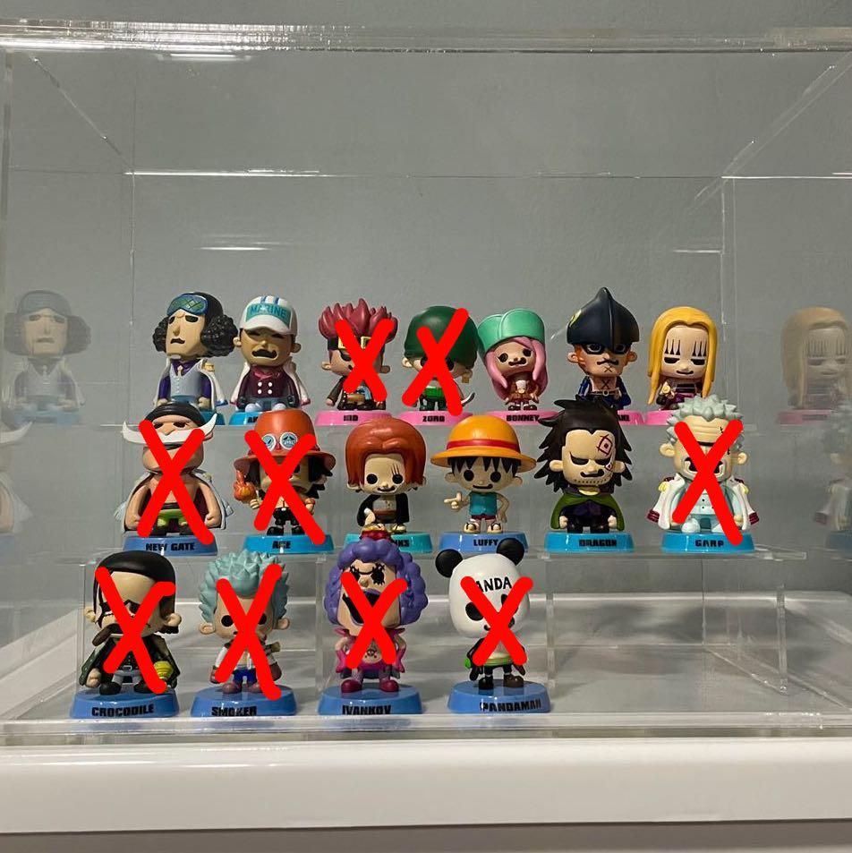 One Piece x Panson Works luffy whitebeard garp shanks gol d roger mini ...