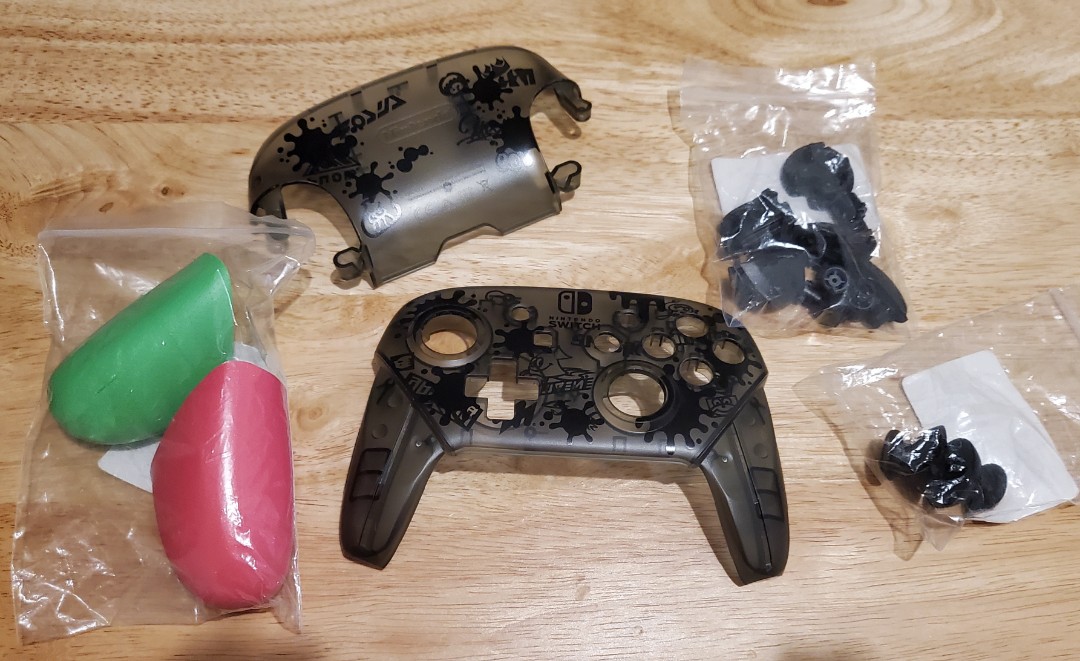 Original Nintendo Switch Controller Shell - Splatoon edition, Video ...