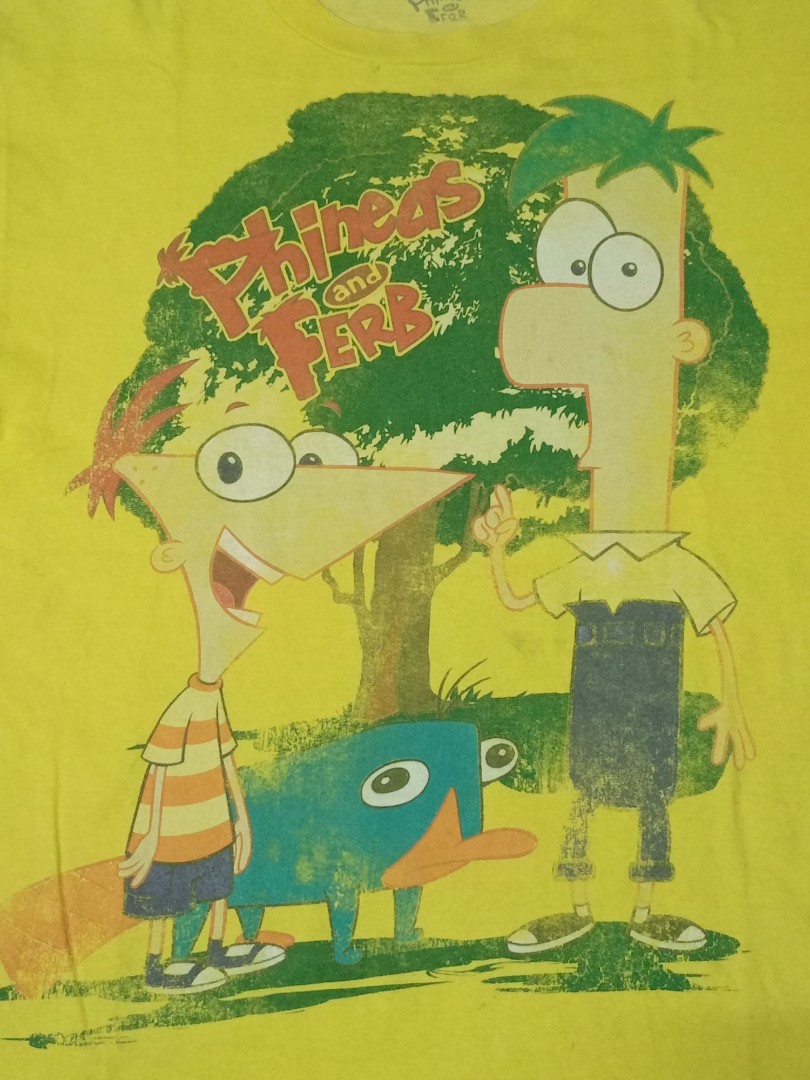 phineas n ferb, Men's Fashion, Tops & Sets, Tshirts & Polo Shirts on ...