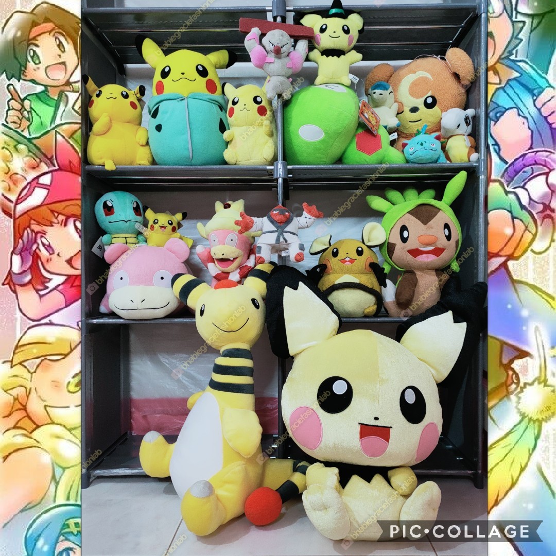 Pokemon Plushies Take All, Hobbies & Toys, Toys & Games on Carousell