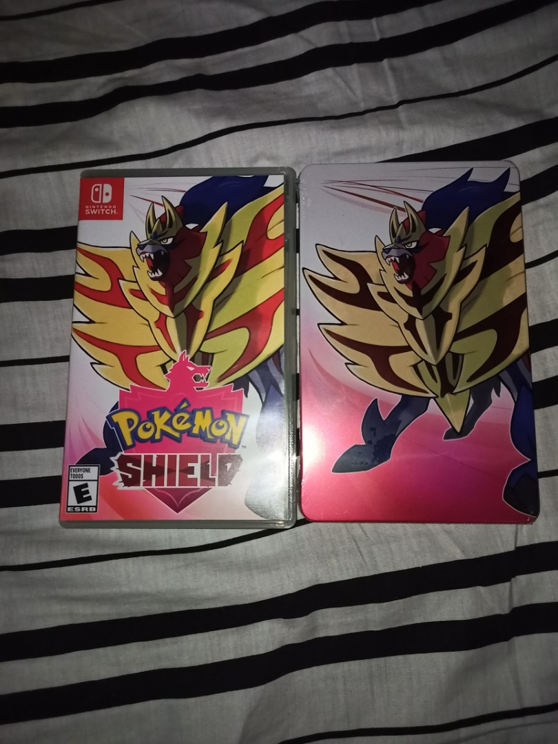Pokemon Shield Version and Pokemon Shield Steelcase SEALED!! (Video ...