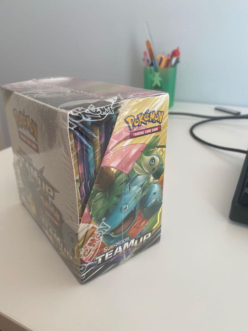 Pokemon Team up booster box, Hobbies & Toys, Toys & Games on Carousell