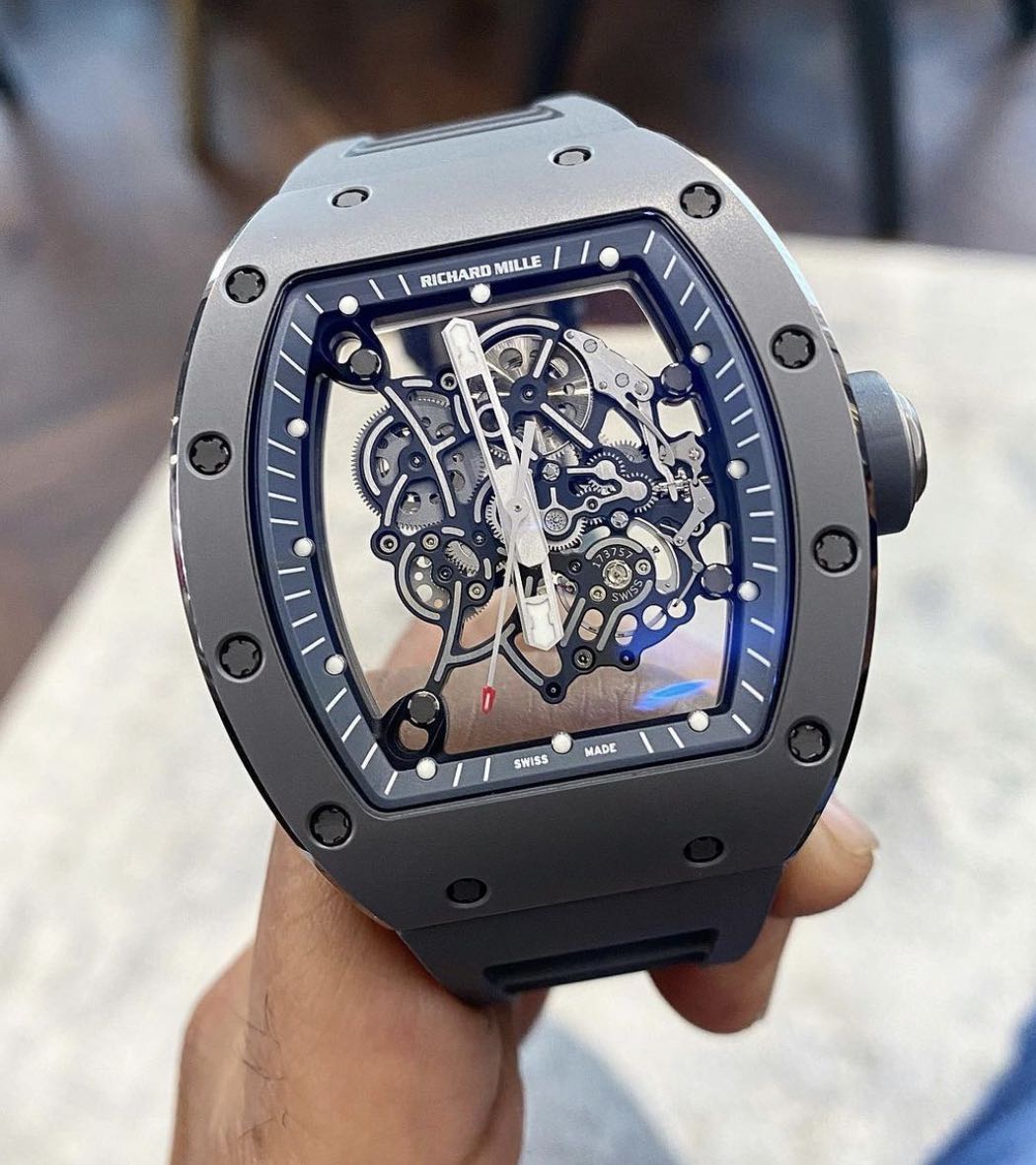 Richard Mille RM 055 TIC Titanium, Men's Fashion, Watches & Accessories ...