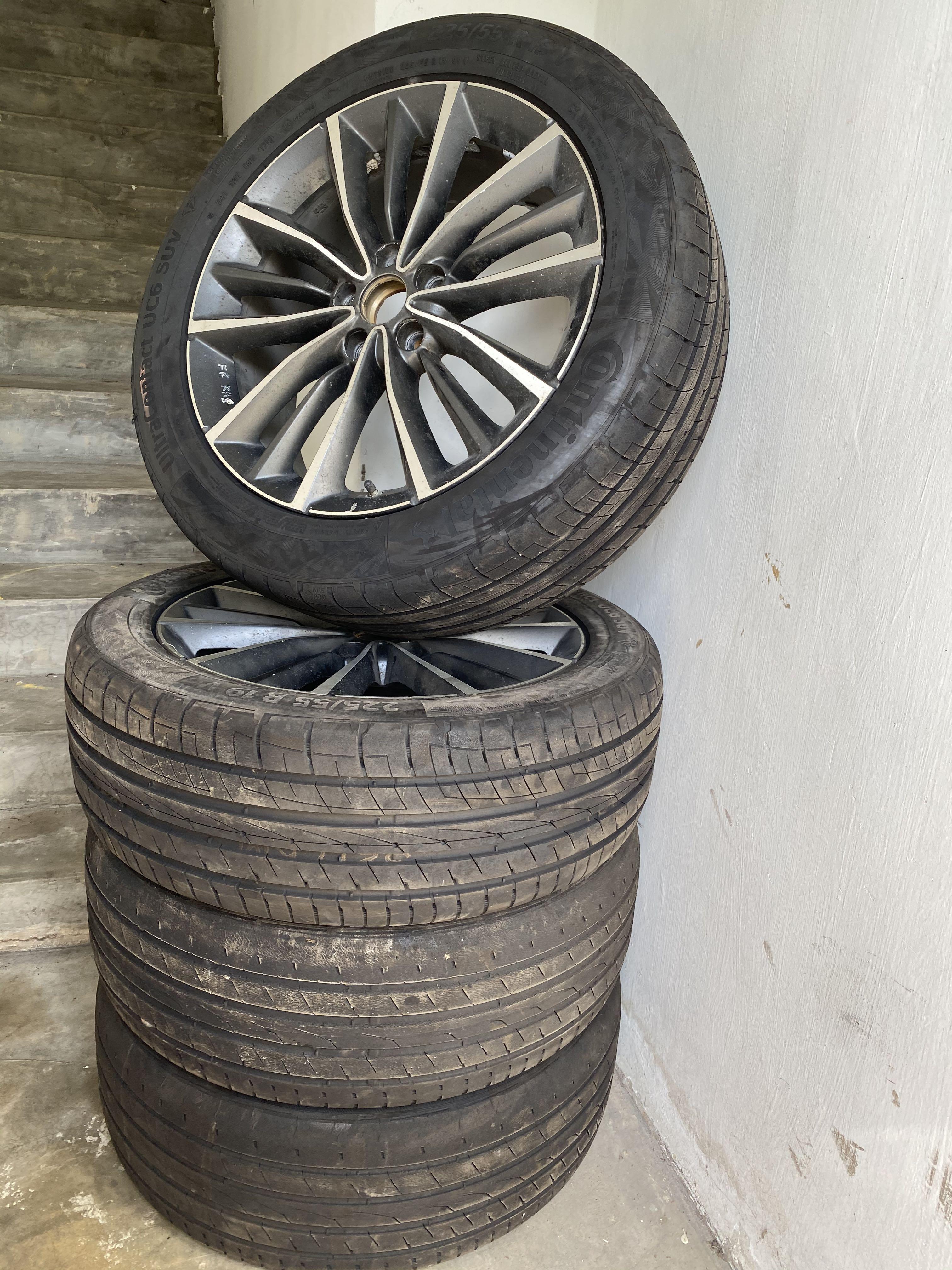 RIM WHEEL & TYRE TAYAR PROTON X70 x 70, Auto Accessories on Carousell