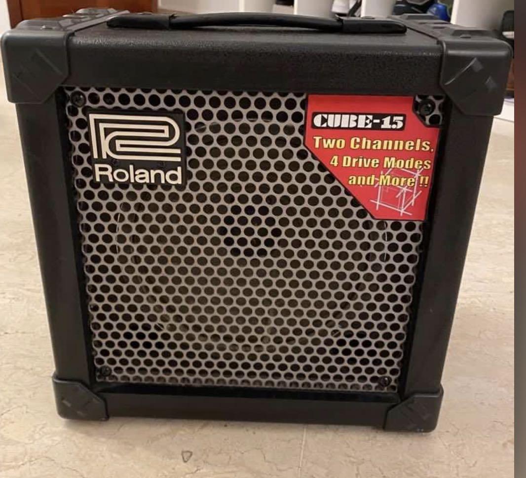 Roland Cube 15 Guitar Amp, Hobbies & Toys, Music & Media, Music Accessories on Carousell