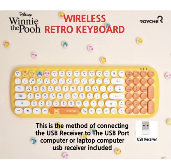 Royche Wireless Pooh Keyboard, Computers & Tech, Parts & Accessories ...