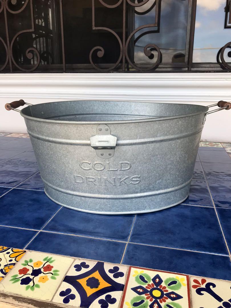 Rustic Drink Cooler/ Bucket, Furniture & Home Living, Kitchenware ...