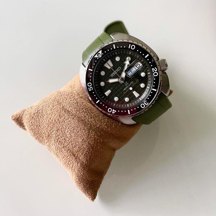 Seiko king turtle green (SBDY051, JDM), Luxury, Watches on Carousell