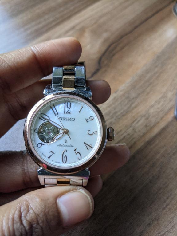 SEIKO Lukia Automatic Rose gold and silver Made in Japan Women's watch ...