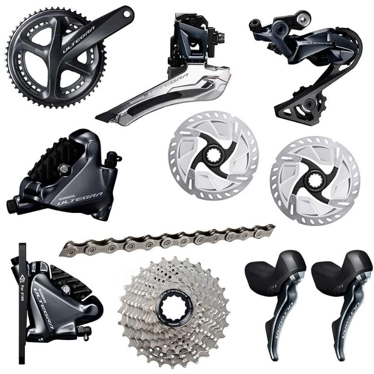 Shimano Ultegra R8020 Hydraulic Disc Brake Groupset, Sports Equipment ...