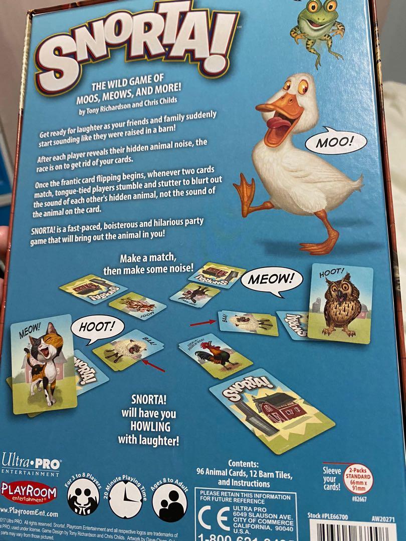 Snorta Board Game, Hobbies & Toys, Toys & Games on Carousell