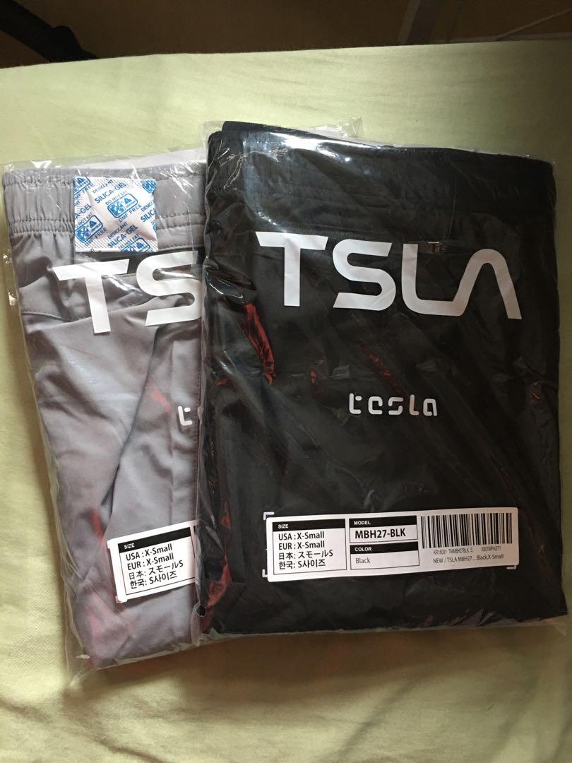 Tesla Sport Hyper-Dry Shorts Black Grey, Men's Fashion, Bottoms, Shorts ...
