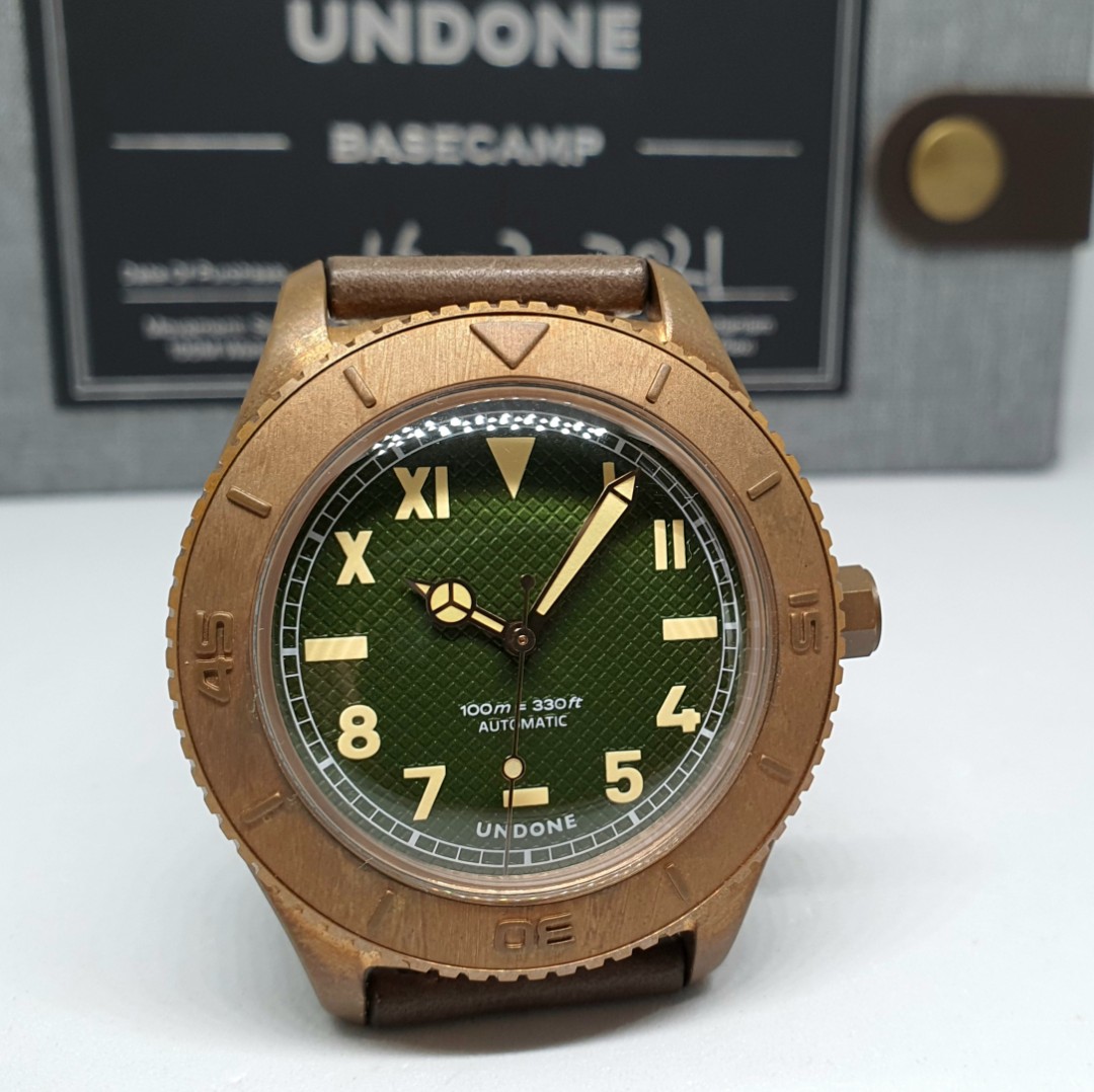 Undone Basecamp Bronze California Green dial, Luxury, Watches on Carousell
