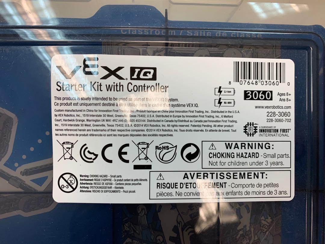 VEX IQ Robotics Starter Kit with Controller, 興趣及遊戲, 玩具 & 遊戲類 - Carousell
