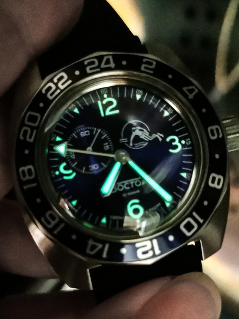 Vostok 'Batman GMT' Amphibia, Men's Fashion, Watches & Accessories ...