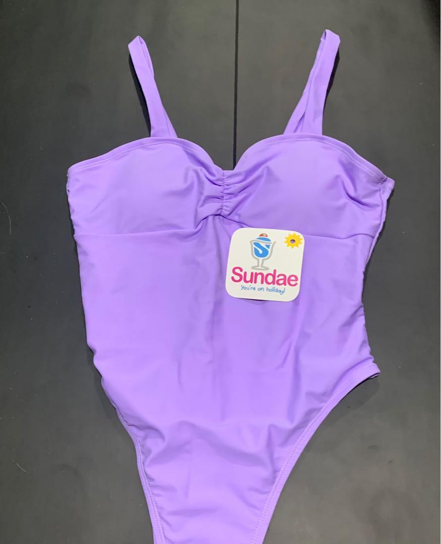 Wear Sundae One Piece Lavender, Women's Fashion, Swimwear, Bikinis ...