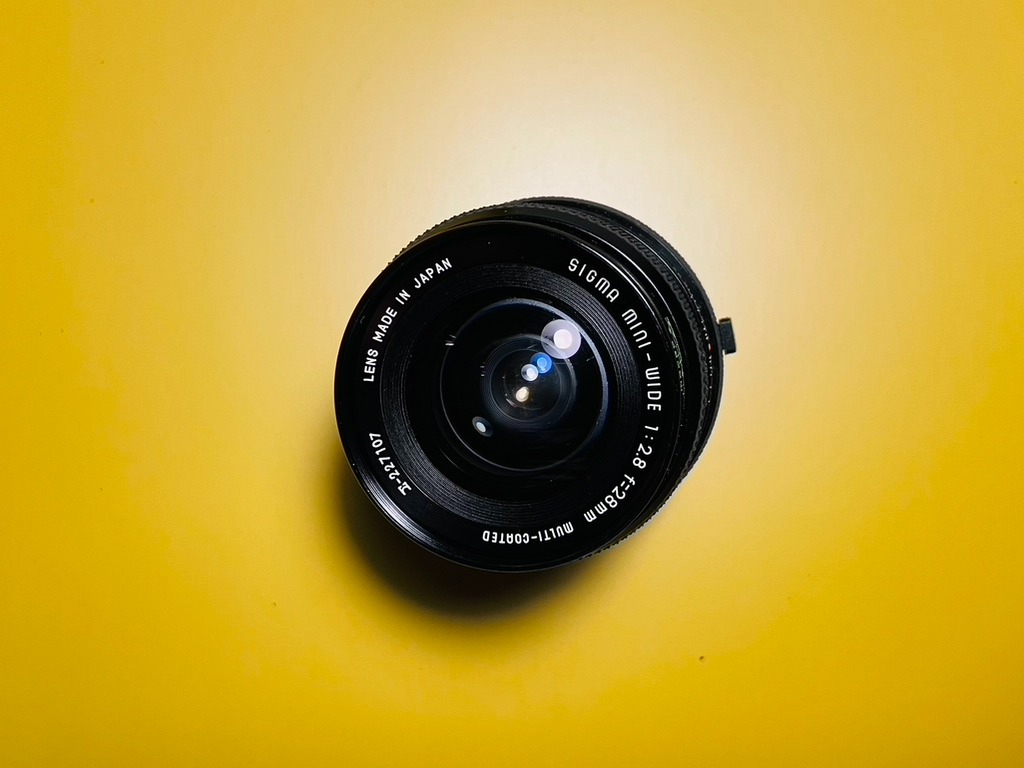 鏡頭 菲林相機 Sigma FD mount 28mm f/2.8 canon, 攝影器材 - Carousell