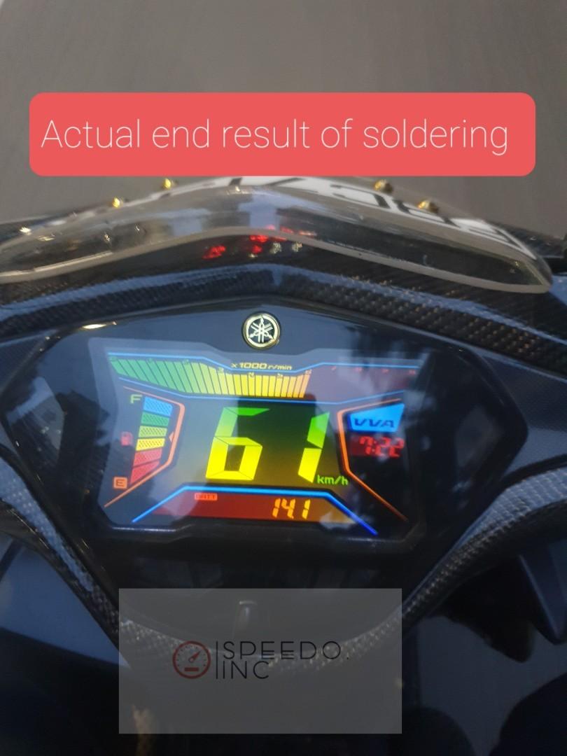 Aerox NVX custom speedometer, Motorcycles, Motorcycle Accessories on ...