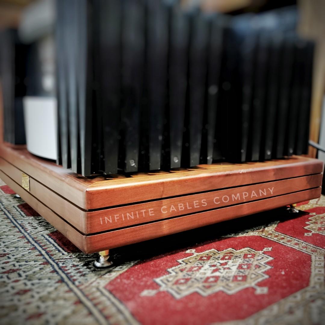 AMPLIFIER STAND PLATFORM HIFI RACK - SOLID WOOD ISOLATION STAND ...