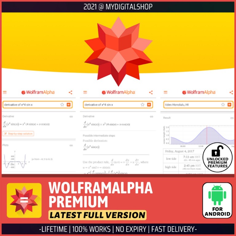 [Android] WolframAlpha Premium 2021 | Full Version Unlocked | App 100% ...