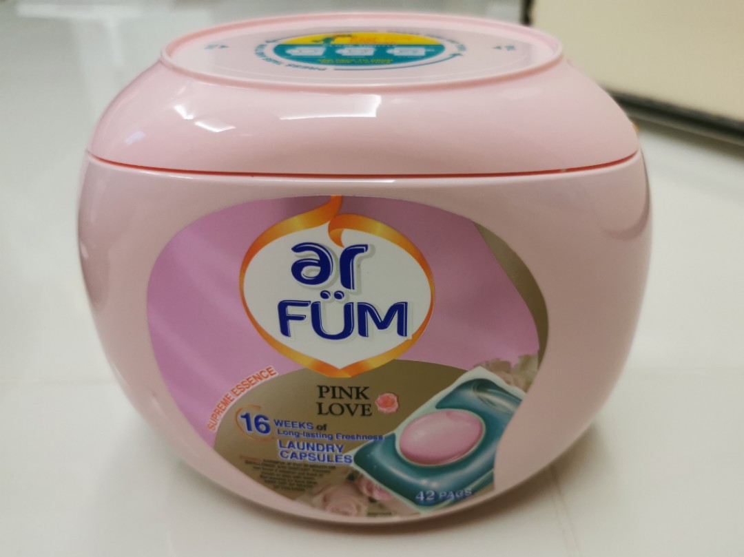 Ar Fum Laundry Capsules 42s (Pink Love) with Free Testers, Everything ...
