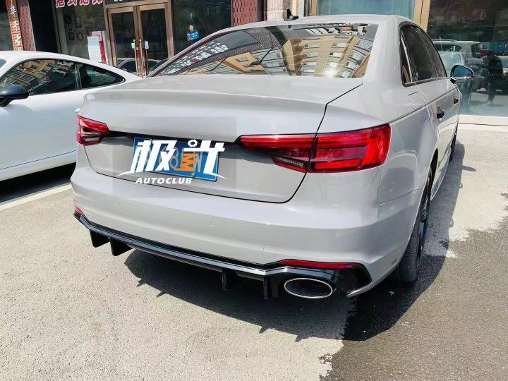 AUDI A4 B9 RS4 Style Rear Bumper, Car Accessories, Accessories on Carousell
