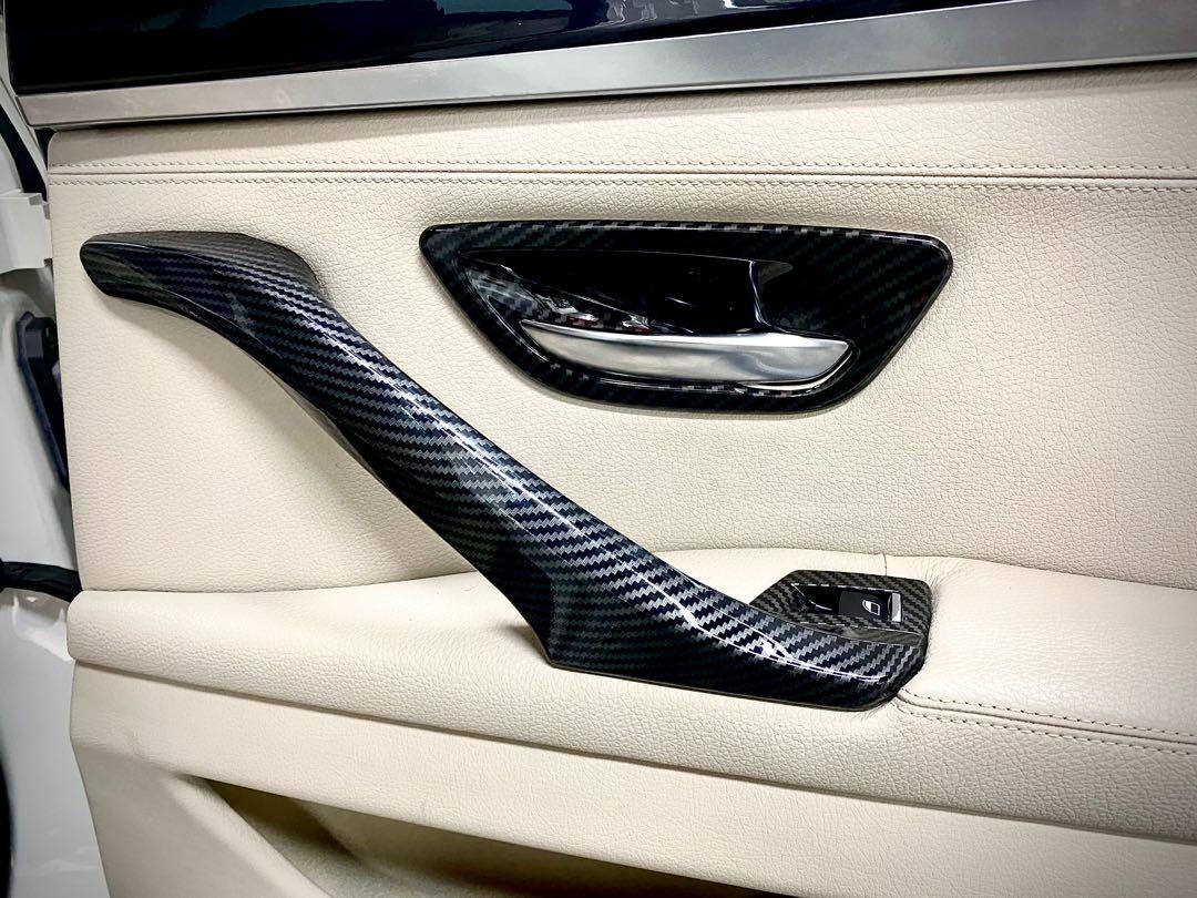 BMW F10 (520, 523, 528, 535) Carbon Fibre FULL Interior Door Handles ...
