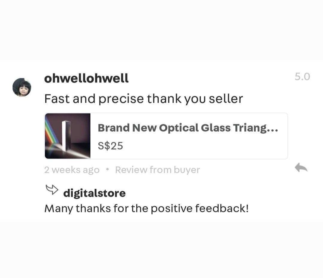 Brand New Optical Glass Triangular Prism Refractor School Science ...