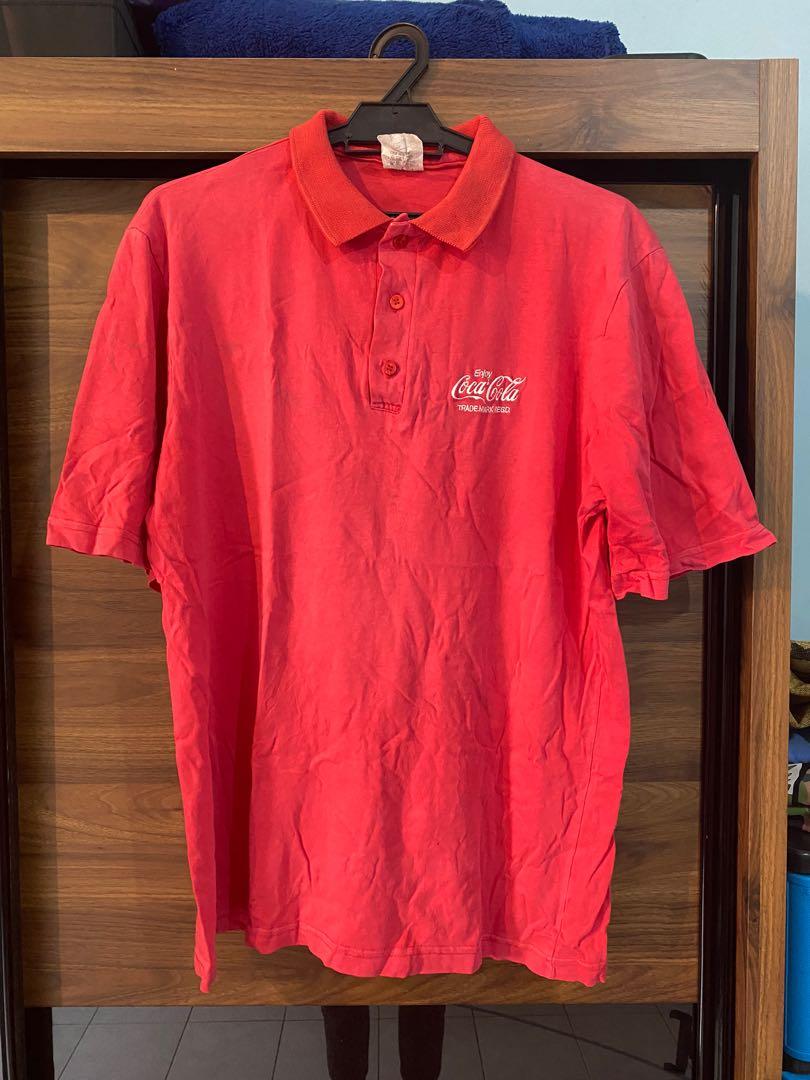Coca cola vintage polo tee (collar tee), Men's Fashion, Tops & Sets ...