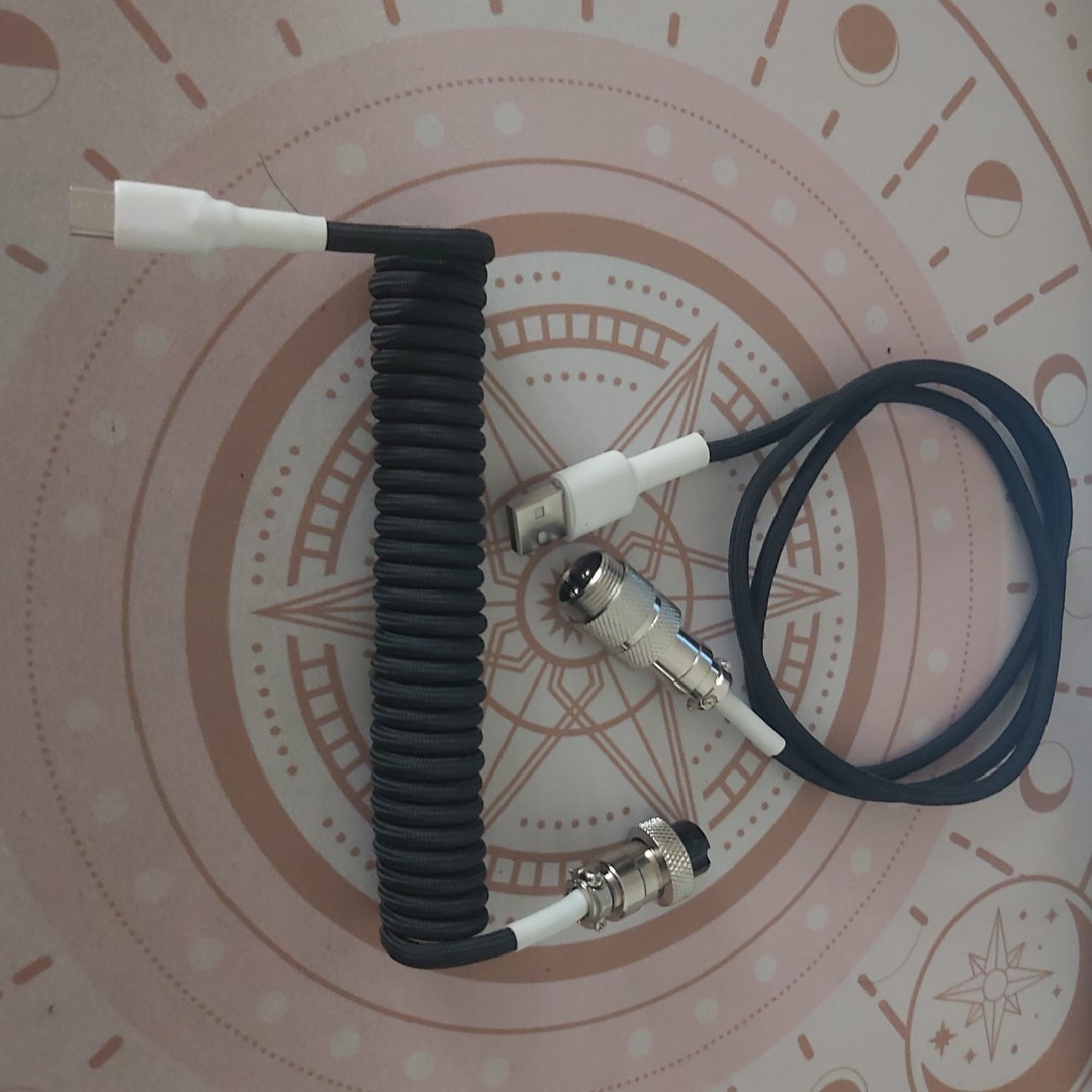 Custom coiled cable, Computers & Tech, Parts & Accessories, Computer ...