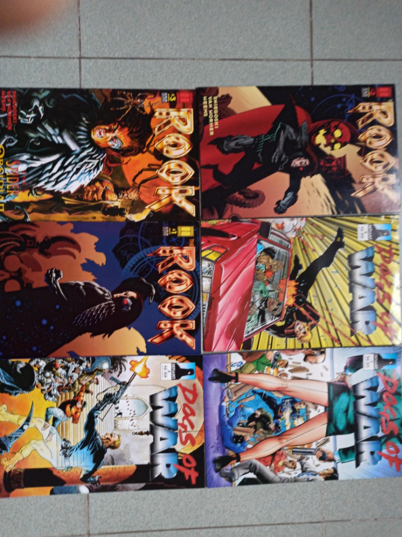 Defiant comics--Rook and Dogs of war, Hobbies & Toys, Books & Magazines ...