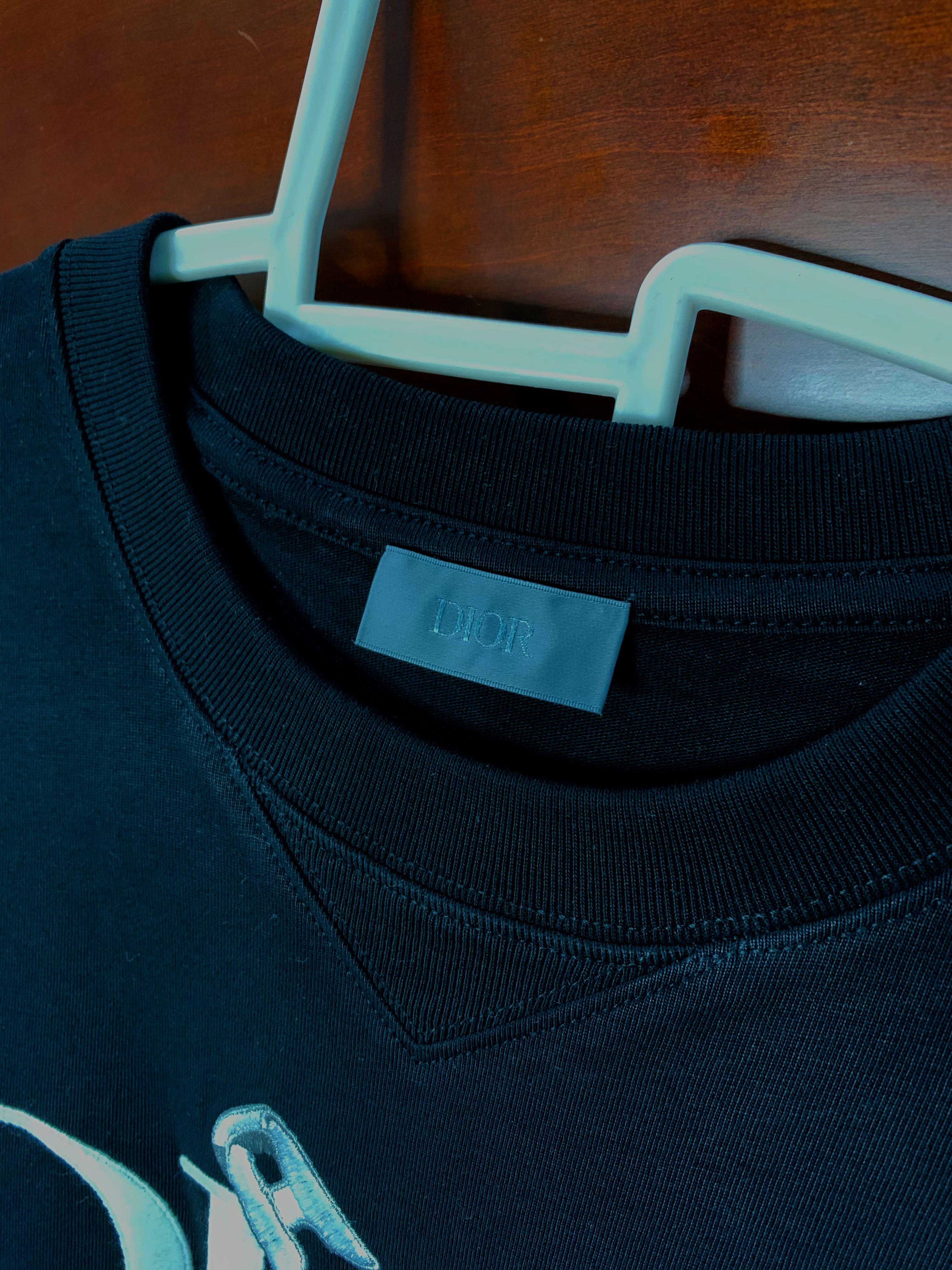 Dior embroidered Logo pin, Luxury, Apparel on Carousell