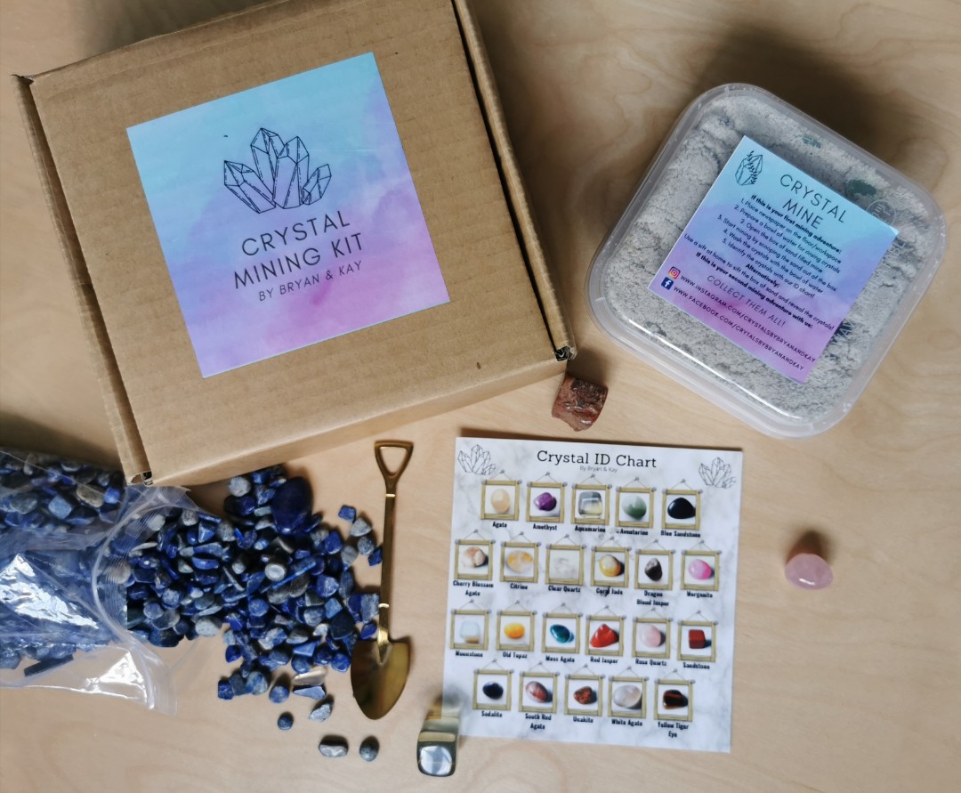 Educational Crystal Mining Kits, Hobbies & Toys, Toys & Games on Carousell