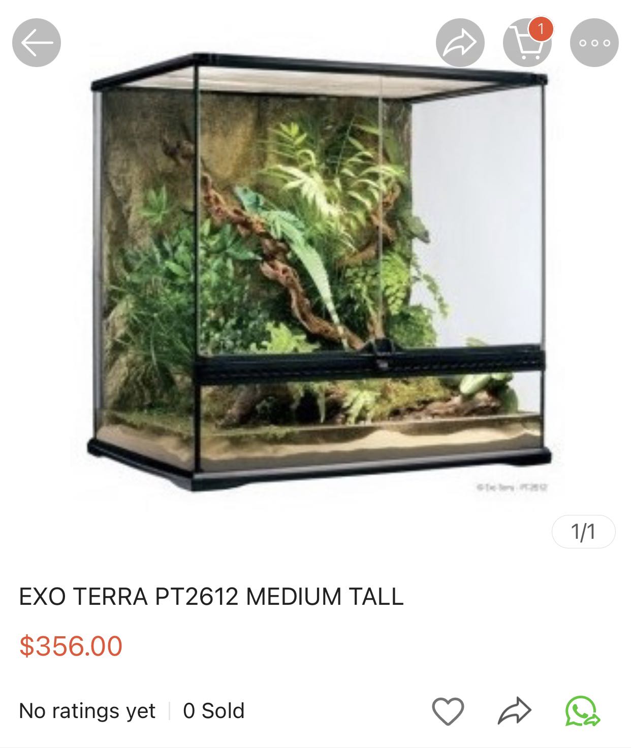 Exo Terra Tank PT2612, Everything Else on Carousell