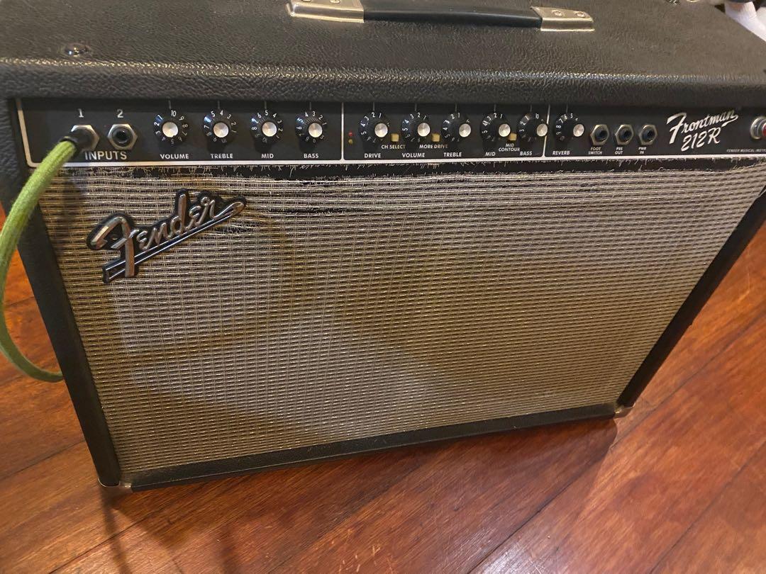 Fender Frontman 212R with foot pedal, Hobbies & Toys, Music & Media ...