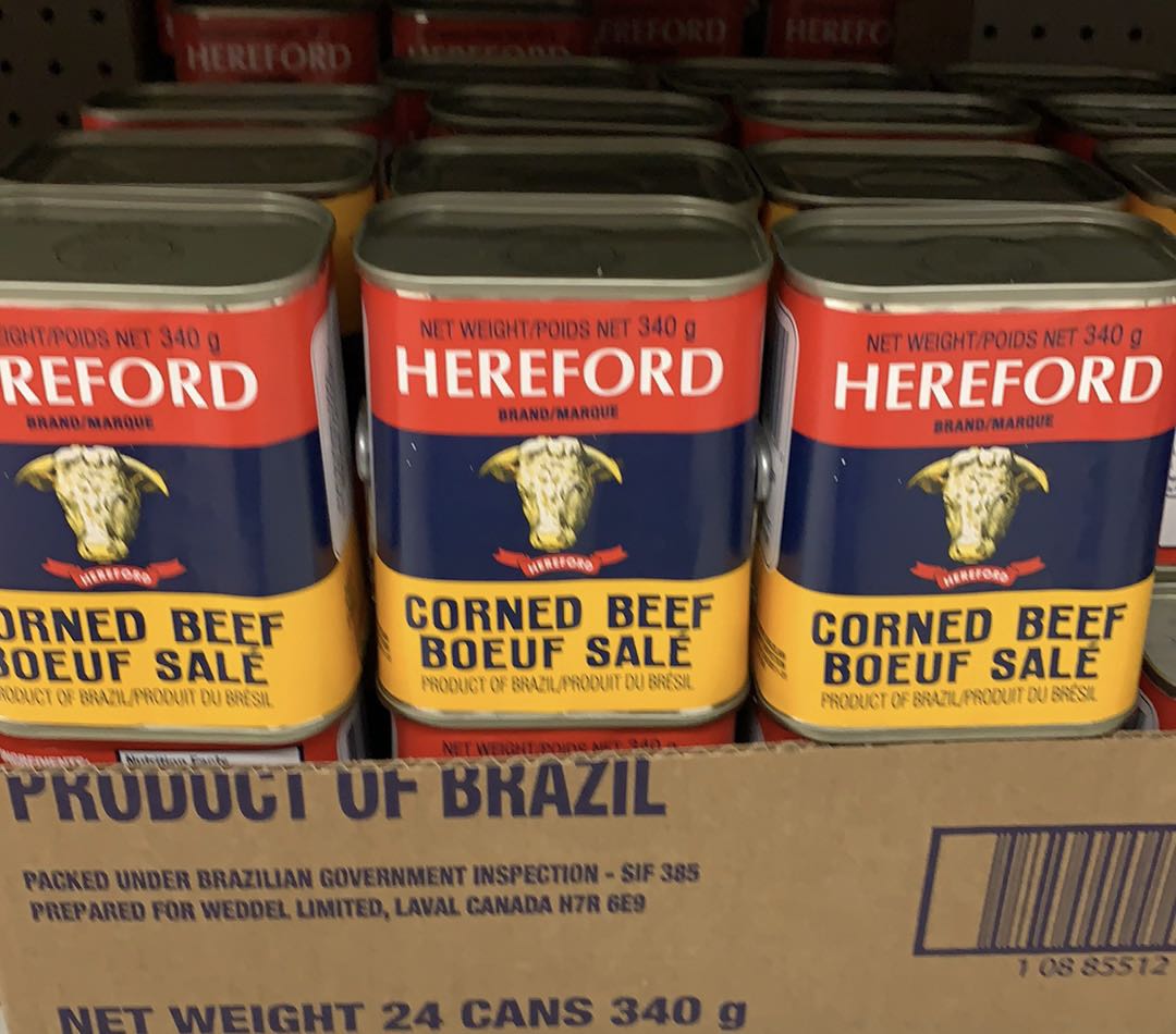 HEREFORD CORNED BEEF 340g/CANADA, Food & Drinks, Other Food & Drinks on ...