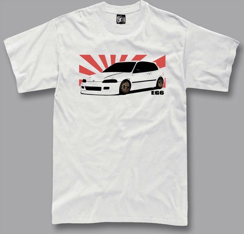 Honda Civic EG6 VTEC T shirt, Men's Fashion, Tops & Sets, Tshirts ...