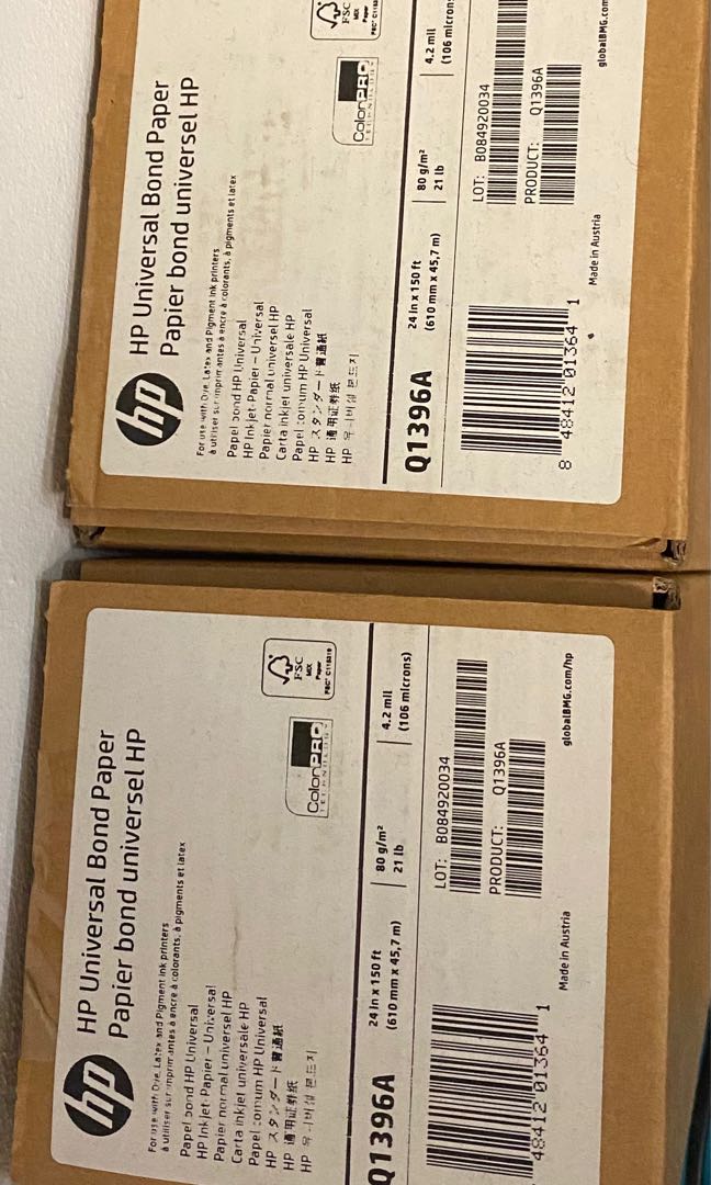 HP universal Bond Paper - 80gsm Q1396A, Computers & Tech, Printers ...