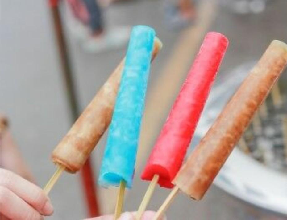 Ice Cream Tube Stainless Pot Bin Thai vintage Ice Pop Icecream maker ...