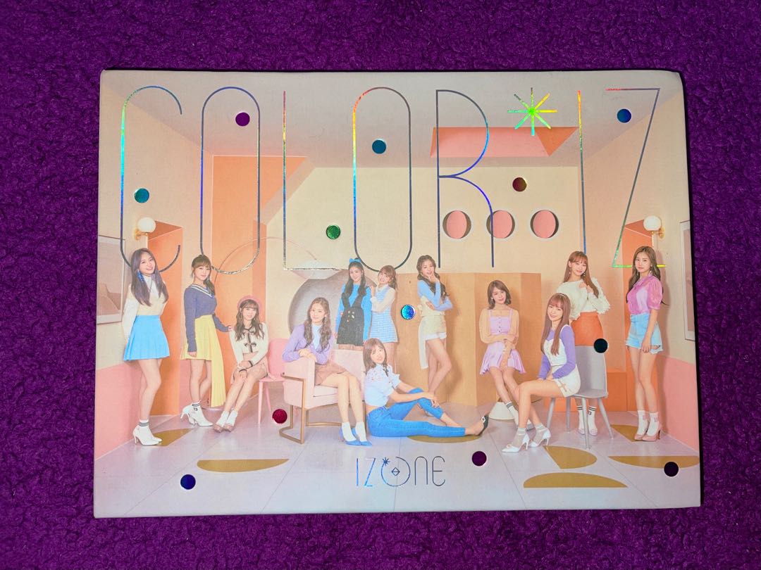 IZ*ONE Official Merch - COLOR*IZ Unsealed album (Color ver, Yujin CD ...