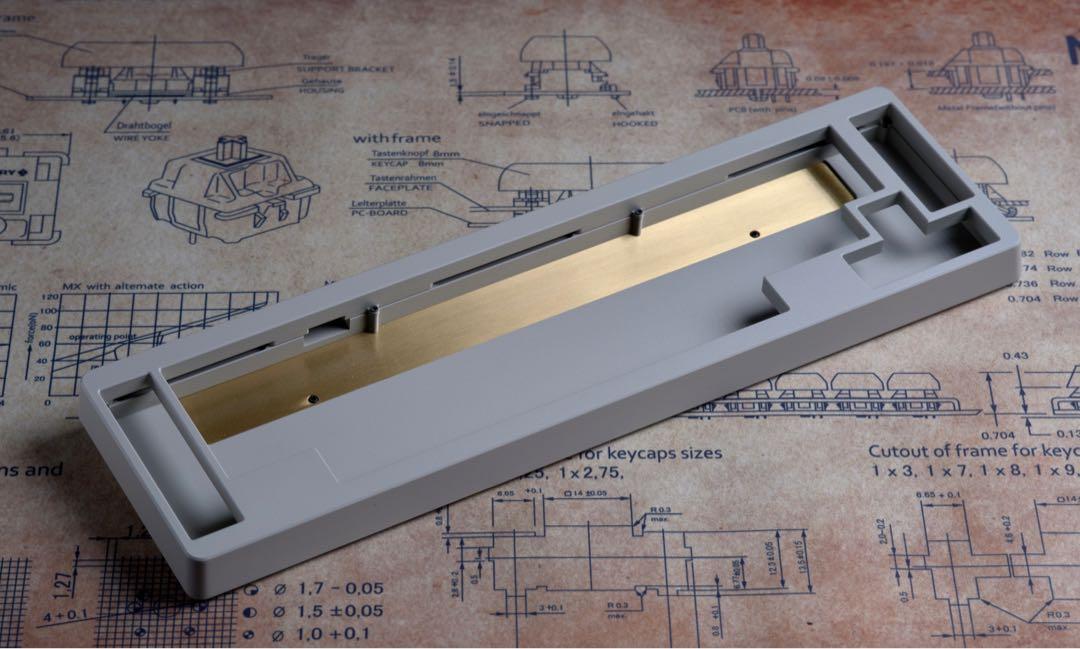 KBDfans D45 50% gasket mechanical keyboard kit - E-Grey / RGB / Hot ...