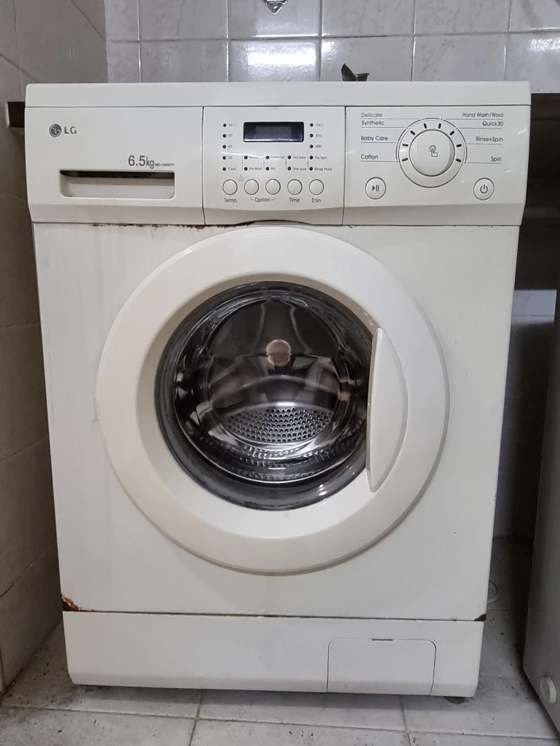 LG 6.5kg Front Door Washing Machine, Furniture & Home Living, Cleaning ...